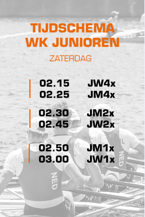 Junioren door naar halve finales | Roeien.nl