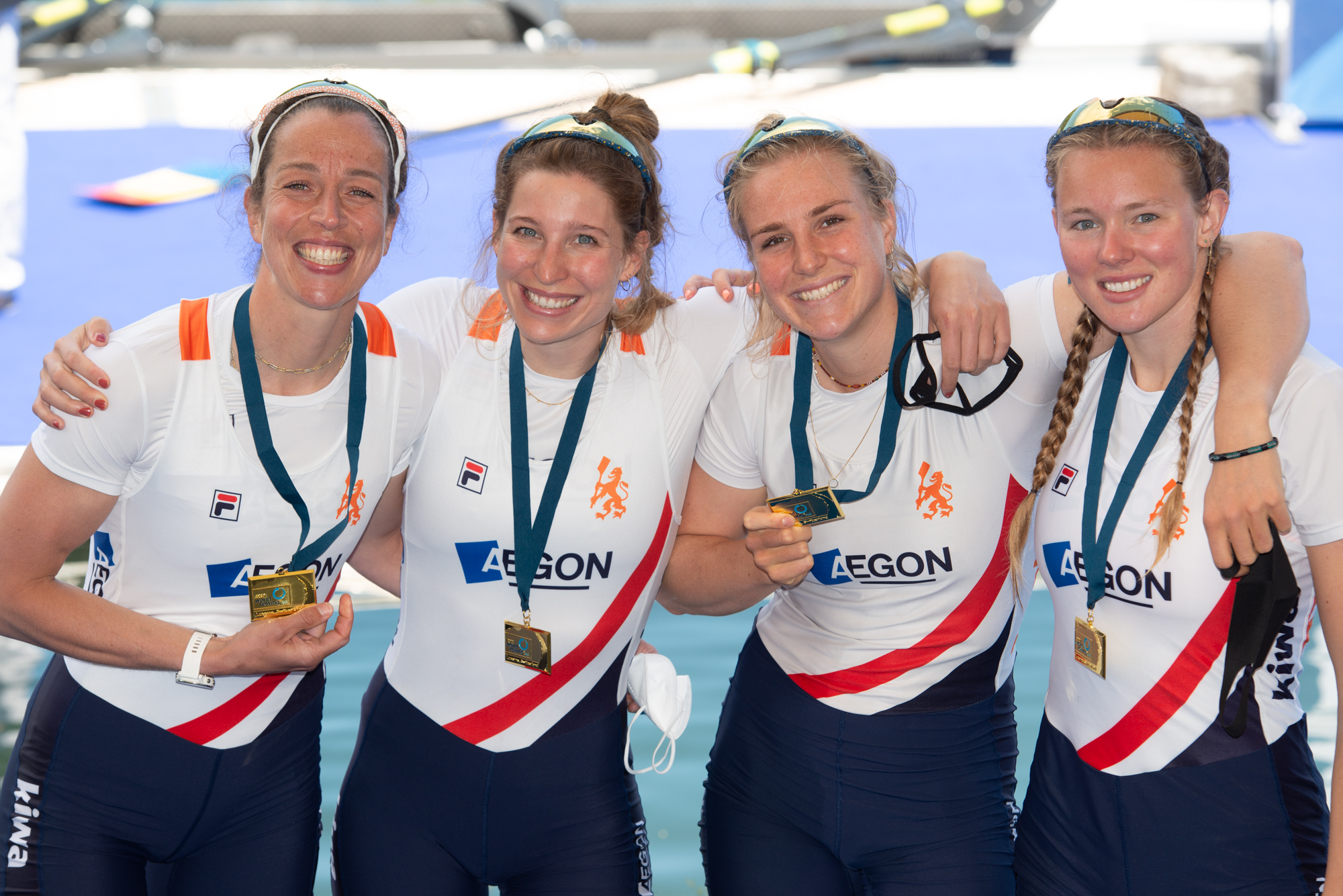 Twee keer goud voor Aegon Nationaal RoeiTeam | Roeien.nl
